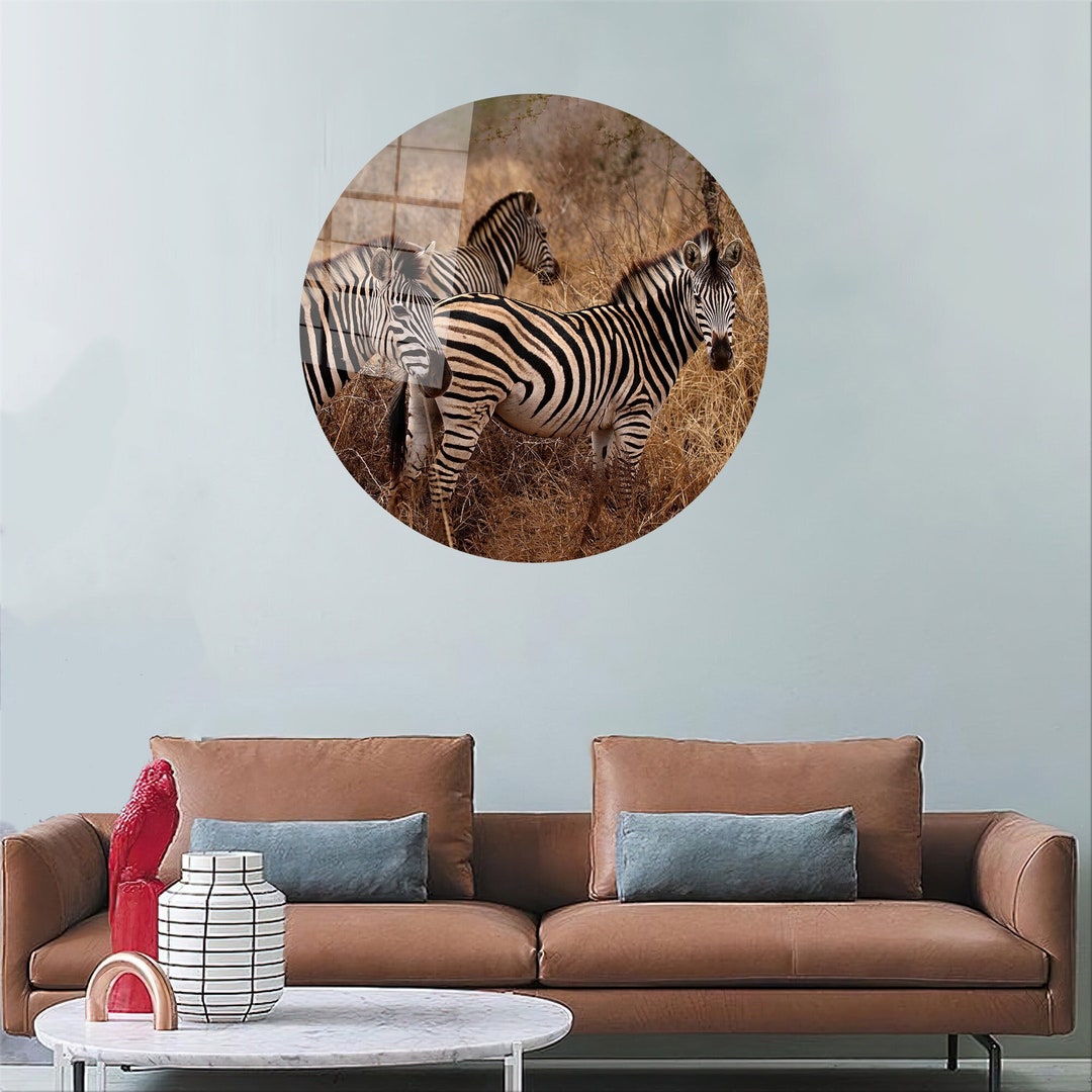 Safari Landscape Glass Art,large Glass Wall Art,custom Glass Printing ...