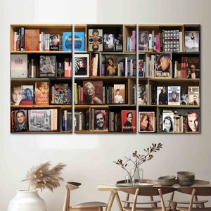 Library Photo Print, Library Photo Printed, Modern Wall Decor, Reading ...