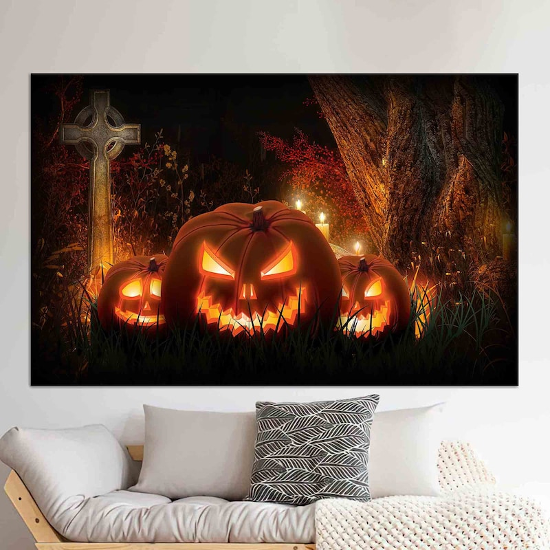Halloween Canvas - Etsy