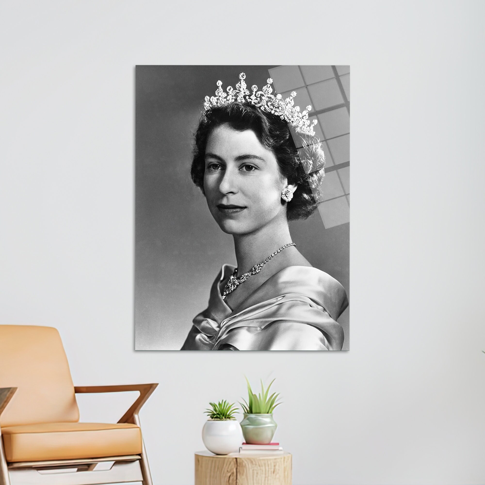 Canvas Glass Art, Glass Wall Decor, Famous Wall Decoration, Queen ...