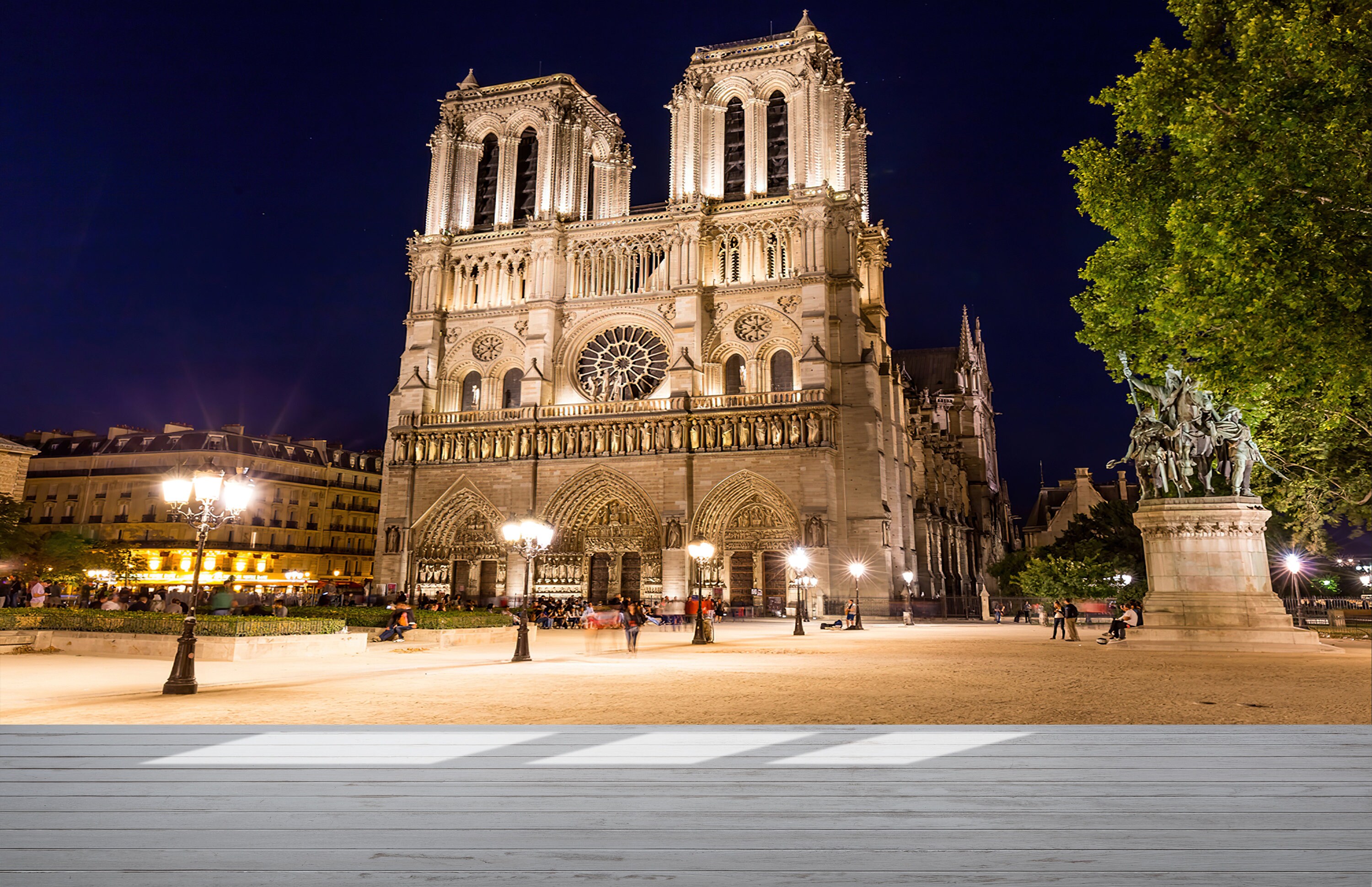 City Wallpaper, Custom Wall Paper, Cathedral Wall Art, 3d Wall Paper ...
