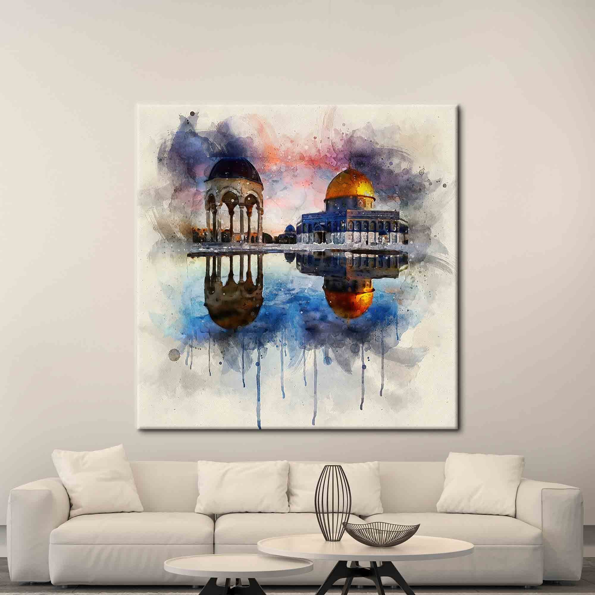Al Aqsa Mosque Masjid Al-aqsa Poster Muslim Home Art - Etsy Australia
