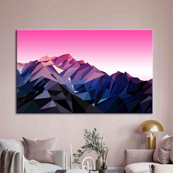 Polygon Poster - Etsy