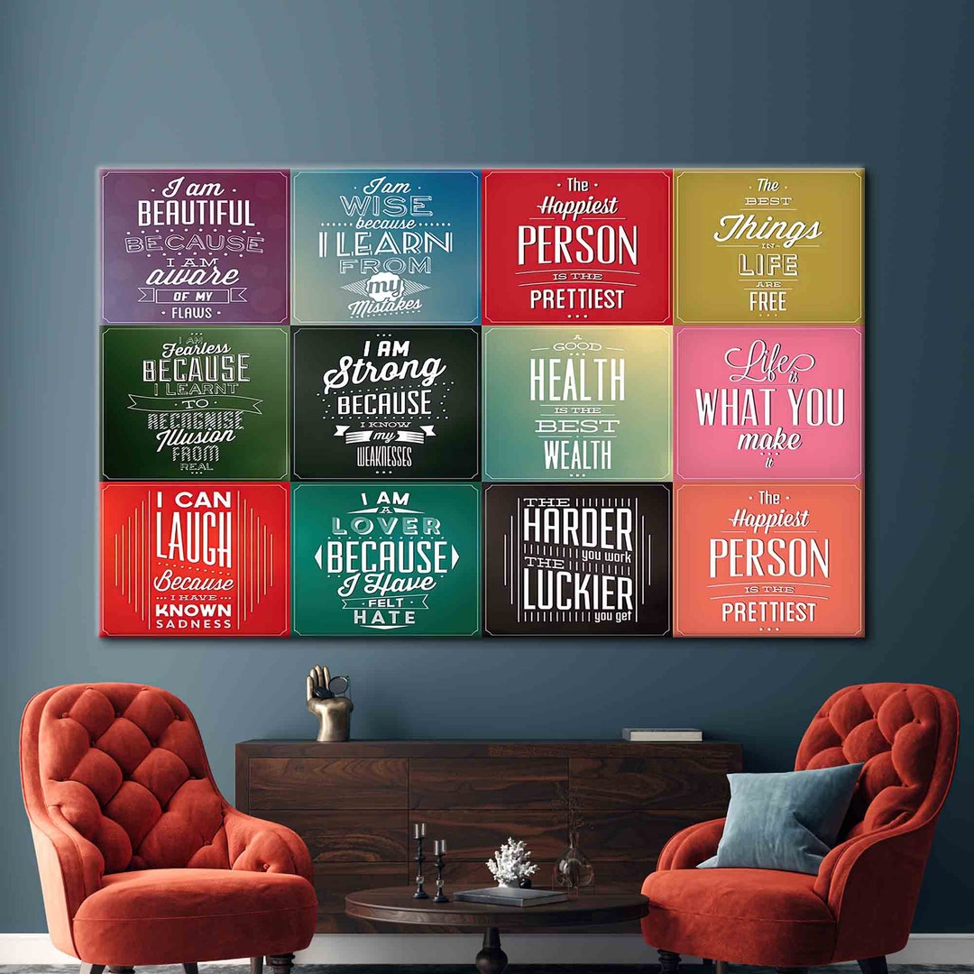 Motivation Quotes, Success Wall Decor, Quote Poster, Positive Quotes ...