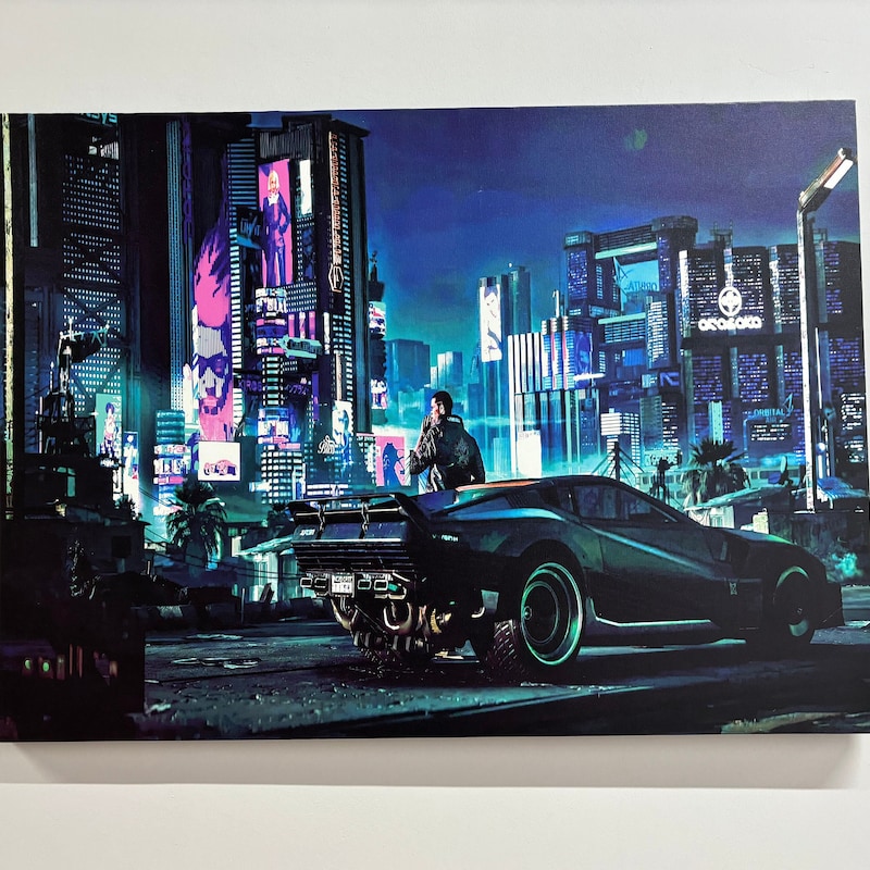 Cyberpunk Wall Art - Etsy