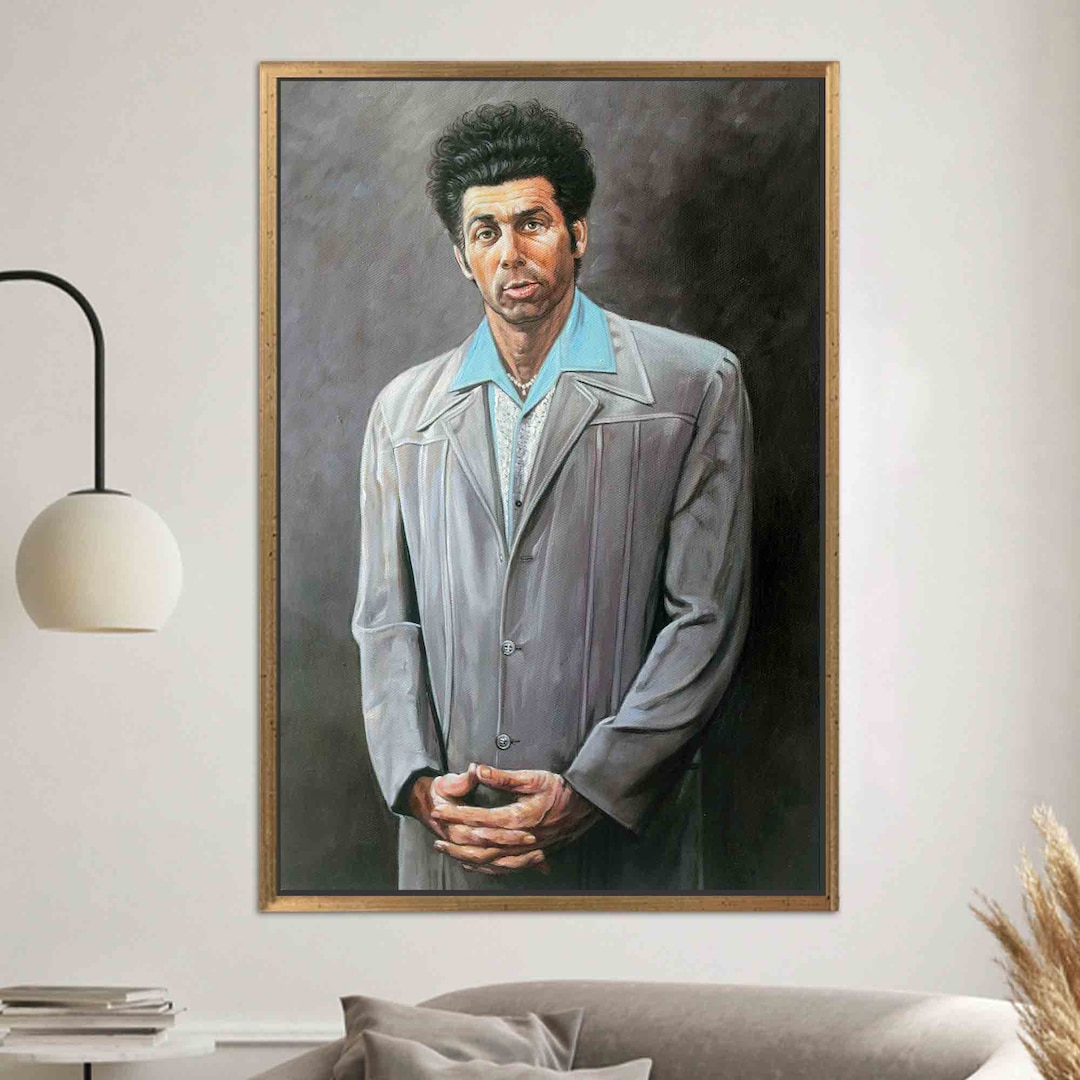 Famous Artwork, Personalized Gift for Him, Kramer Portrait Wall Art ...