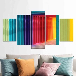 Colorful Canvas, Hypnotic Wall Art, Framed Wall Art, Custom Wall ...