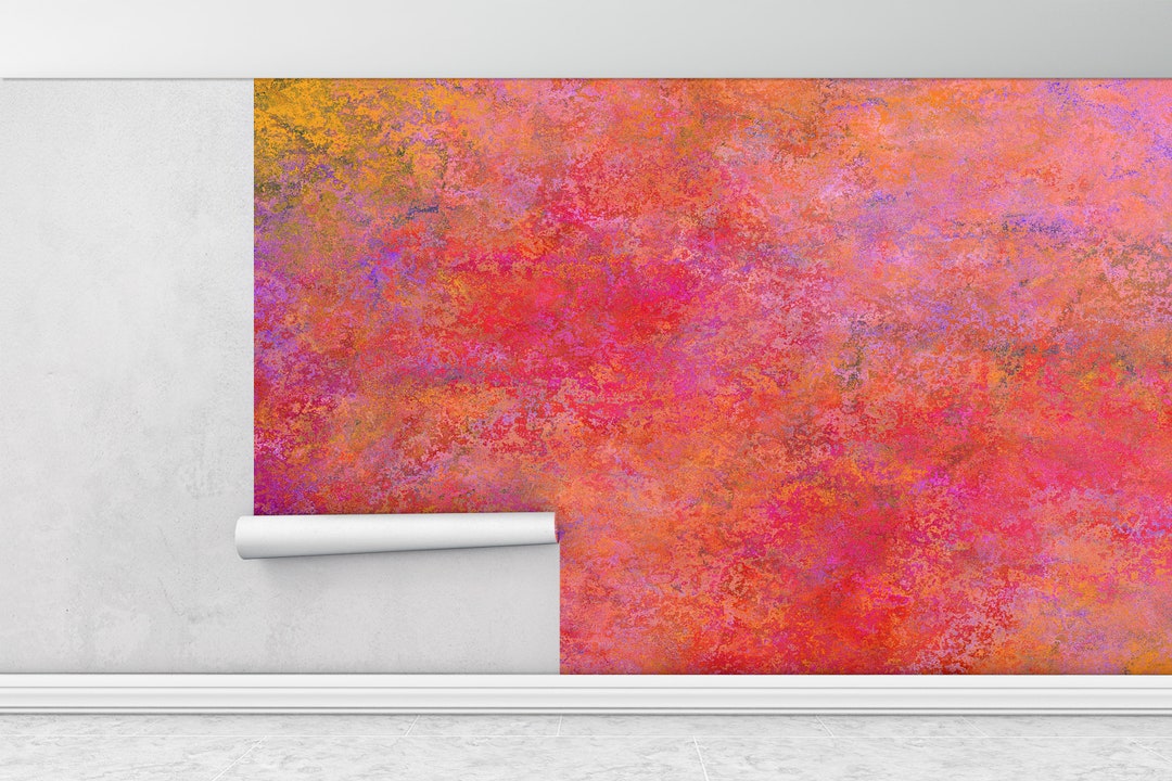 Vivid Color Mural Colorful Wall Poster Contemporary Wall - Etsy