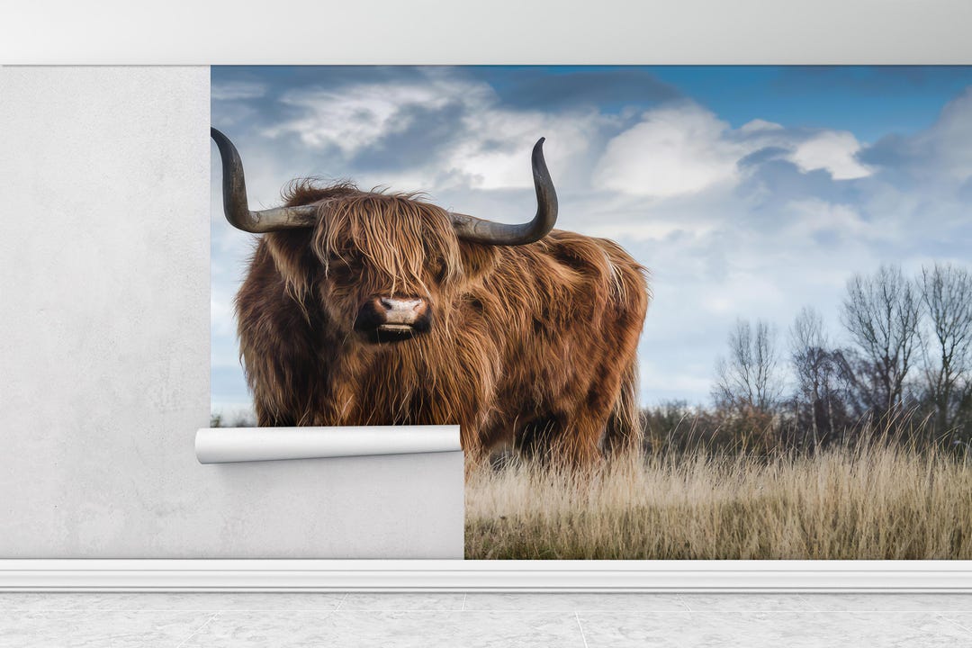 Animal Wall Paper, Cow Paper Art, Paper Crafts, Village Wall Decals ...