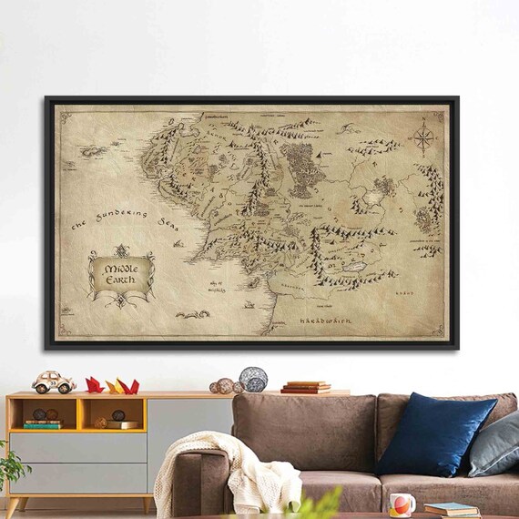 Middle Earth Movie Map