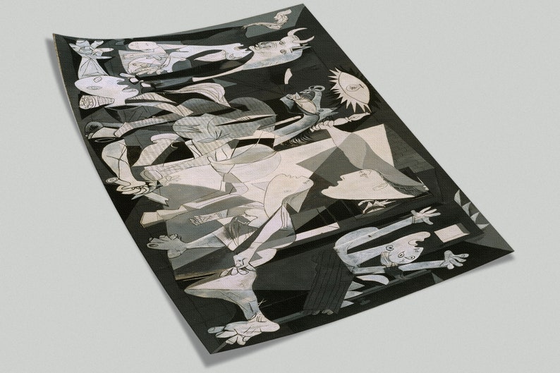 Custom Wall Paper, Paper Wall Art, Wall Paper Peel and Stick, Guernica ...