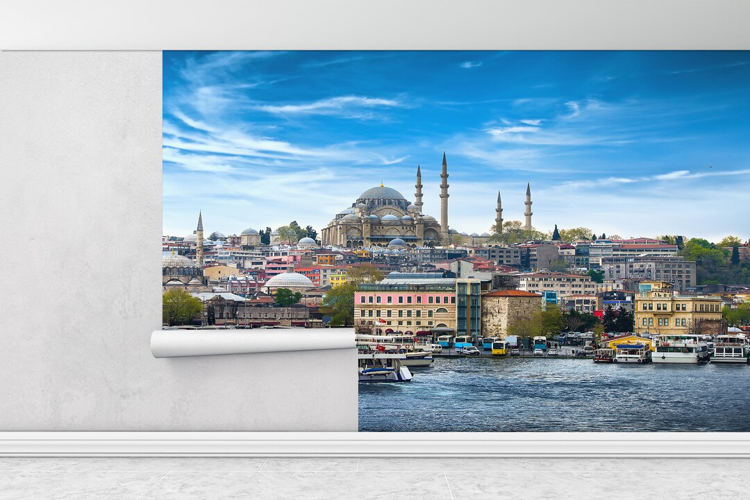 Modern Wall Paper, Paper Wall Art, Turkey Wall Paper, , Wall Paper Peel ...