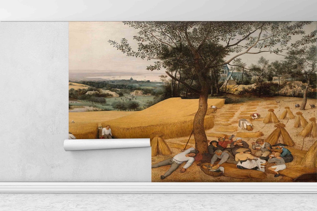 Pieter Bruegel the Elder Wall Paper, 3D Origami, the Harvesters Wall ...