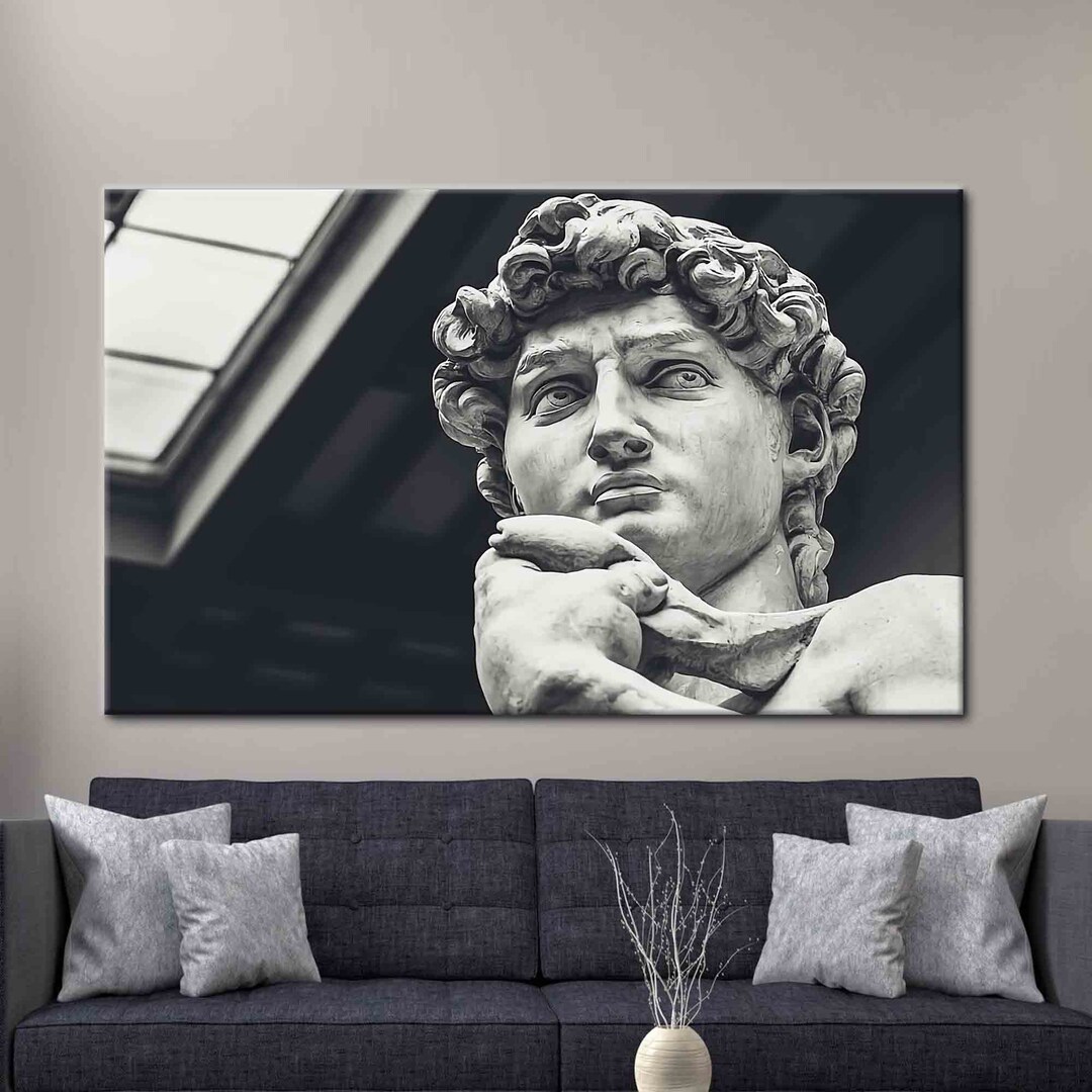 Statue of David Poster Italy Landscape Printed Man Statue - Etsy