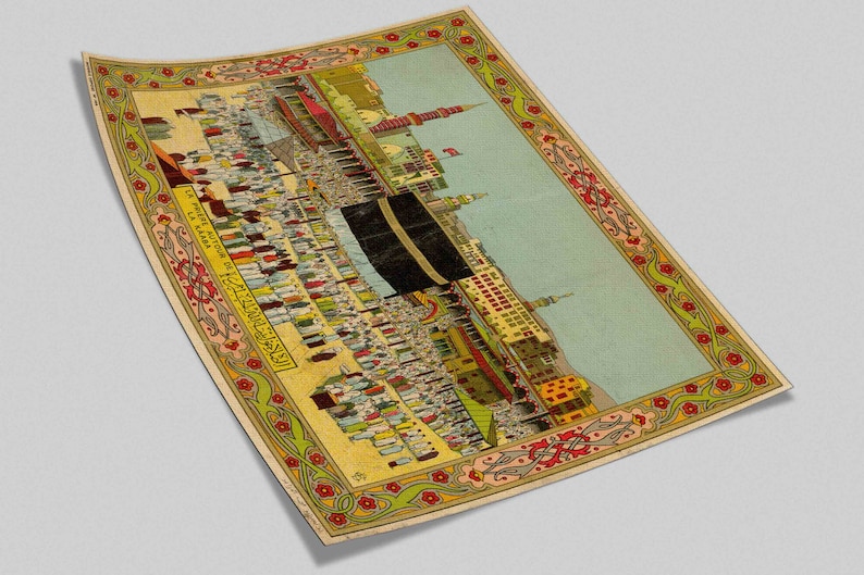 3D Printing, Kaaba Wallpaper, Muslim Wall Art, Art Deco Wallpaper ...
