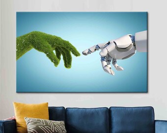 Nature Vs Technology Art