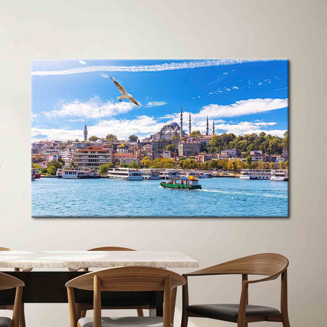 Turkey Landscape Poster, Istanbul Poster, Istanbul Landscape Printed ...
