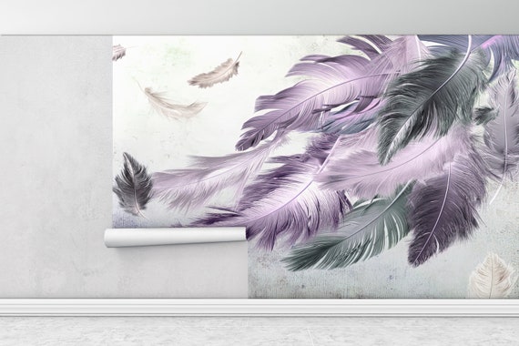 Purple and gray wallpaper store