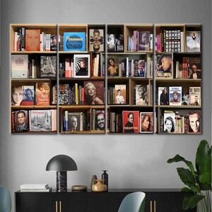 Library Photo Print, Library Photo Printed, Modern Wall Decor, Reading ...