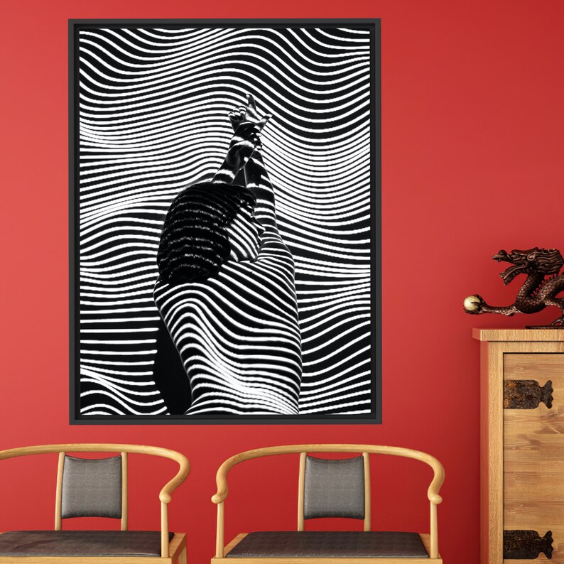 Sensual Canvas Naked Woman Body Canvas Art Woman Canvas Etsy