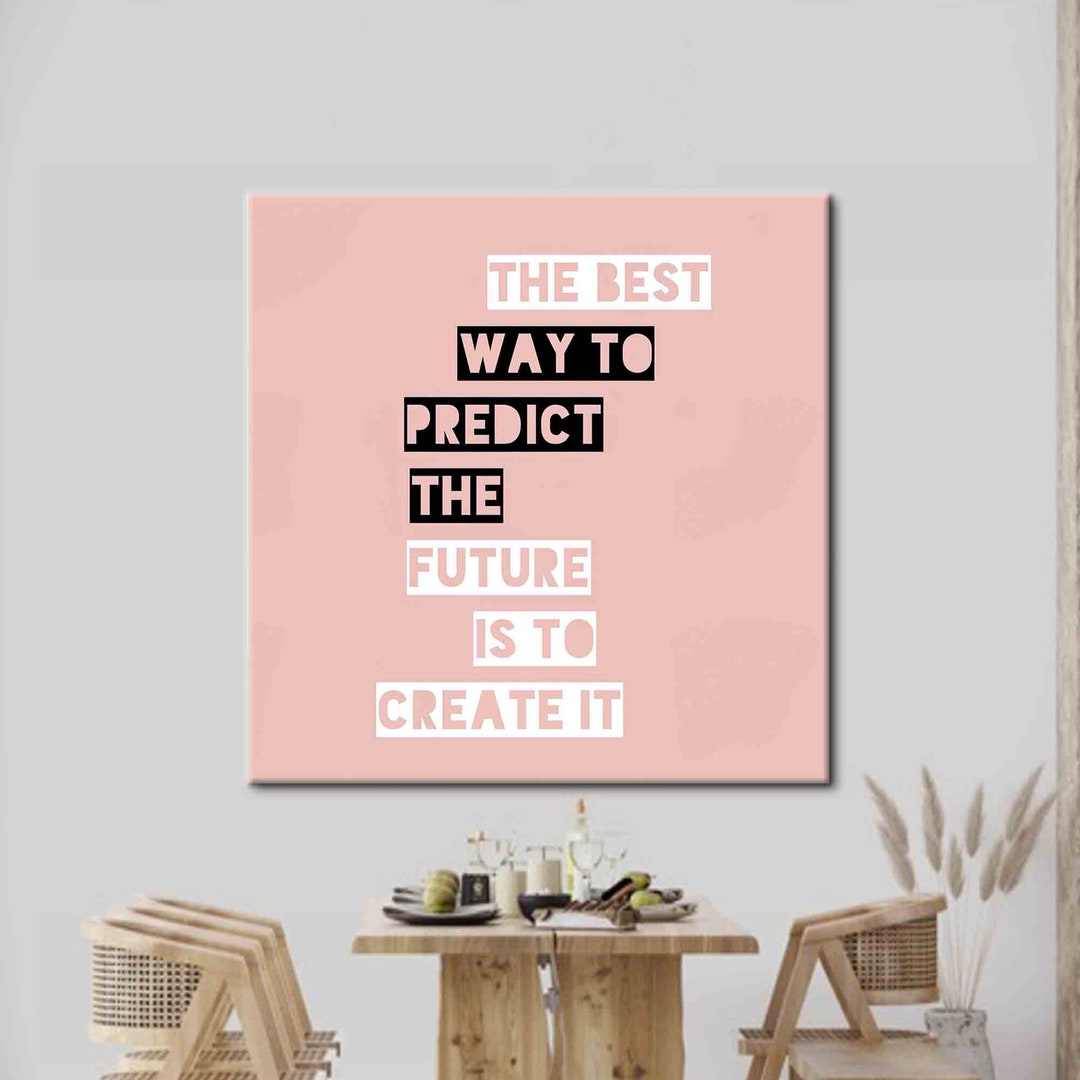 The Best Way To, Success Canvas, Motivational Artwork, Quote Wall Art ...