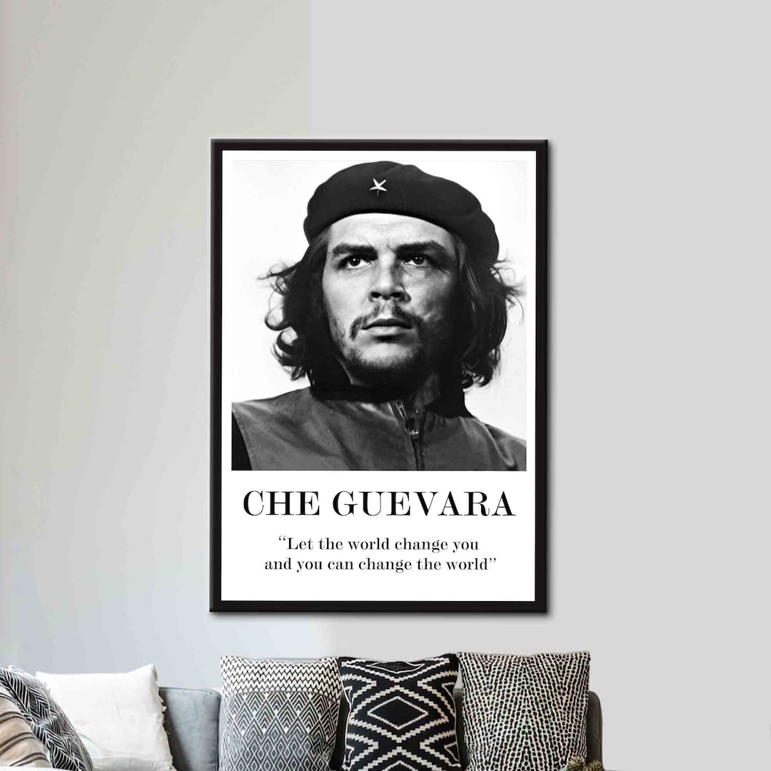 Che Guevara, Motivational Art Canvas, Famous Printed, Positive Quote ...