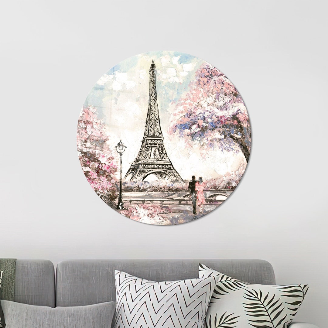 Glass Art Wall Decor,landmark Wall Decoration,large Glass Wall Art ...