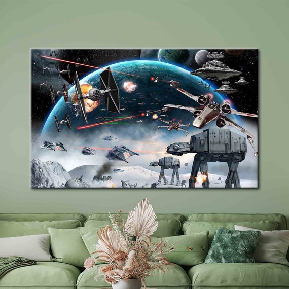 Star Wars Space Battle Art