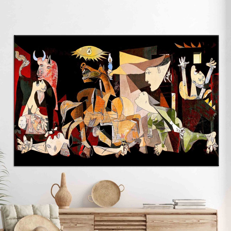 Guernica Painting in Color - Etsy Canada