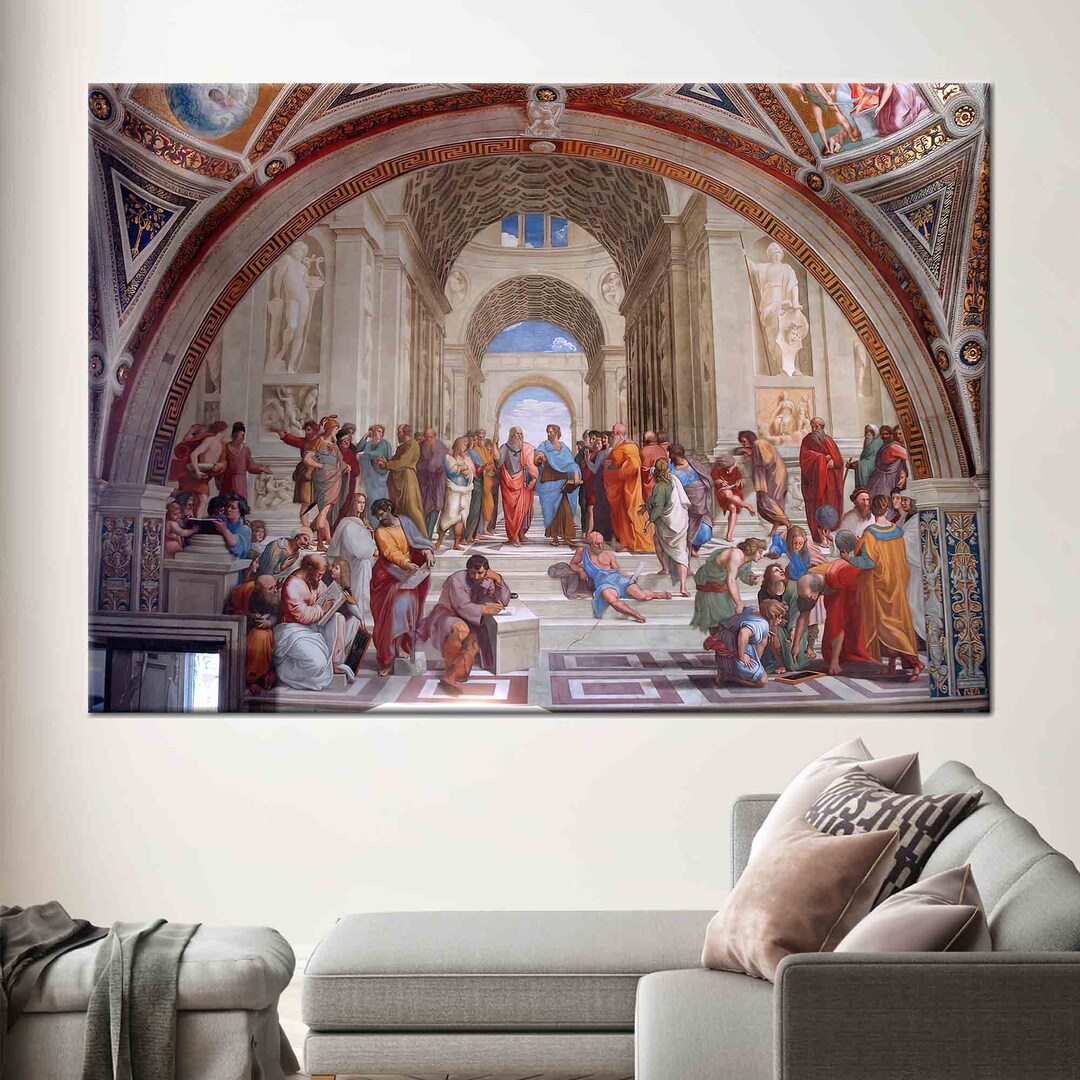 Famous Artwork Raphael Printed Oil Painting Print Raffaello - Etsy