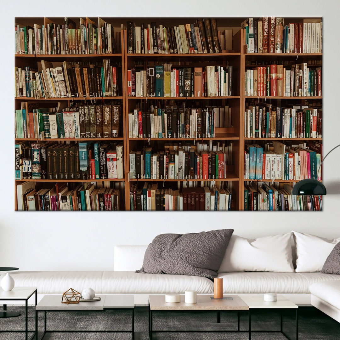 Abstract Artwork, Photo Books Wall Art, Modern Poster, Gift for Book ...