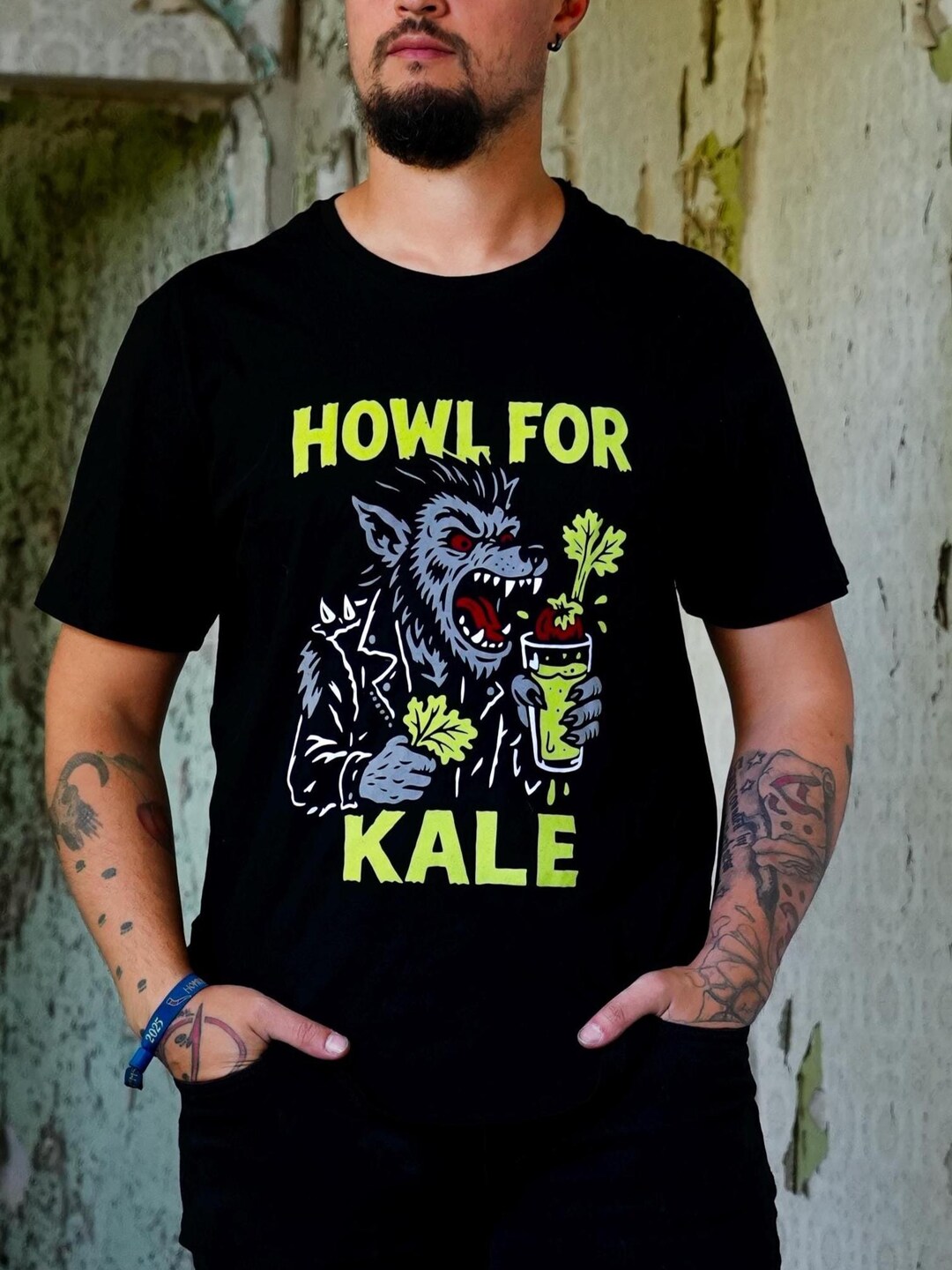 Werewolf’s Kale Boost – Monster Drinks Shirt | Comic Horror T-shirt ...