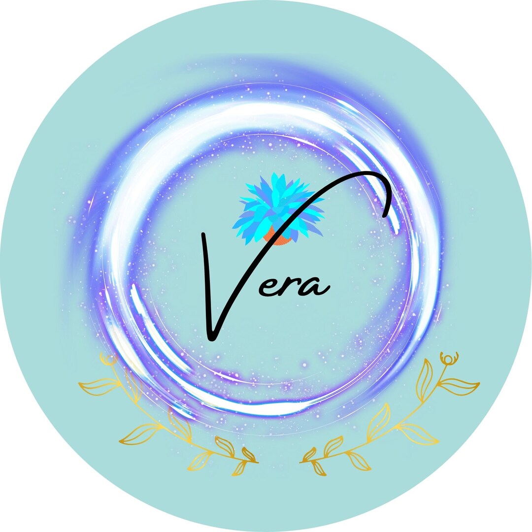 Vera Labels: Circle Logo Stickers for Weddings - Etsy