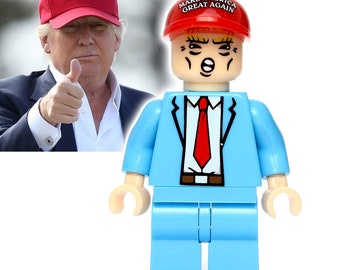 Trump Minifigure - Etsy