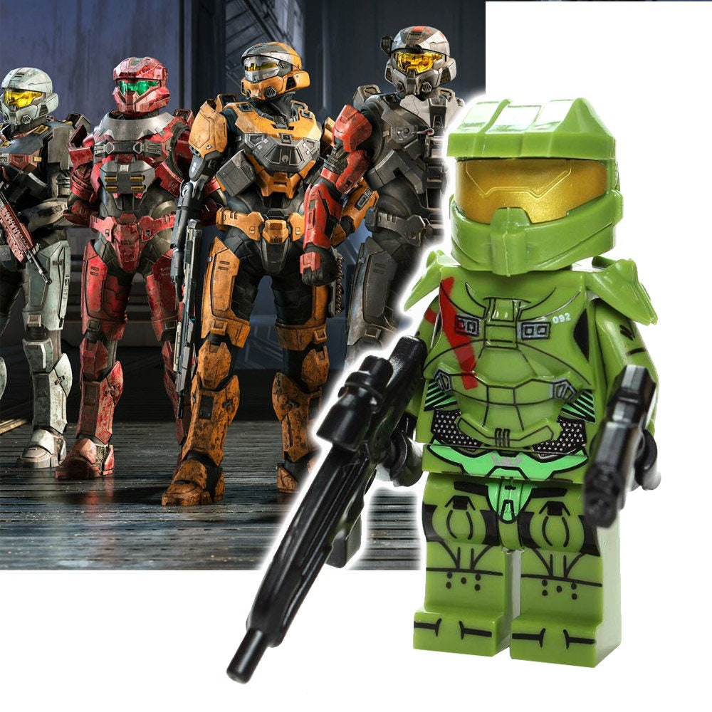 Lego Halo White Spartan Decals
