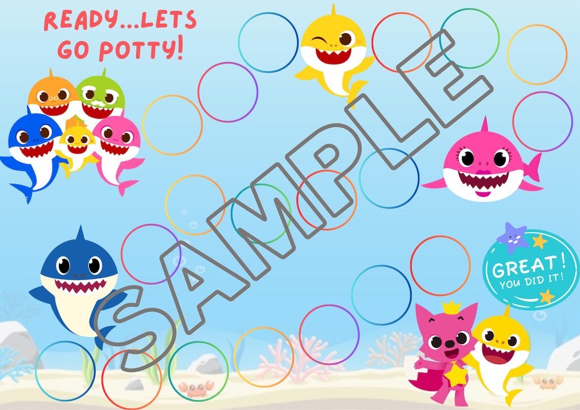 Baby Shark Potty Training Chart Printable at Bobby Wallace blog