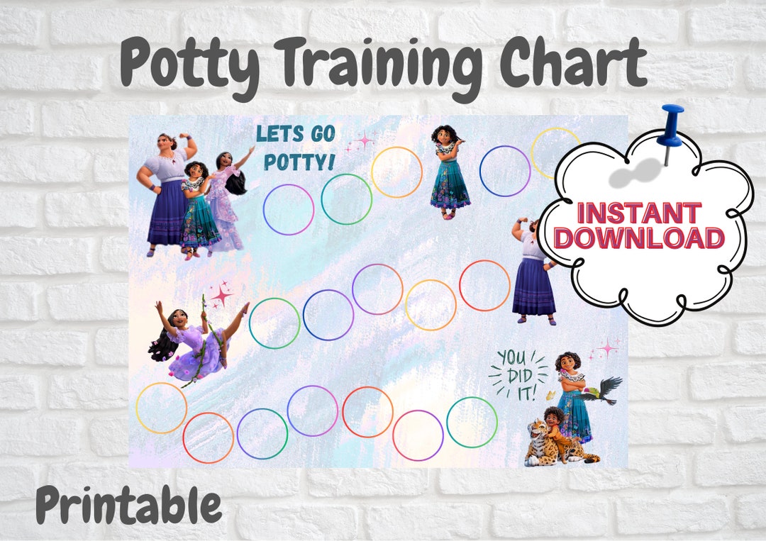 Encanto Potty Training Chart - PDF - Printable - Etsy UK