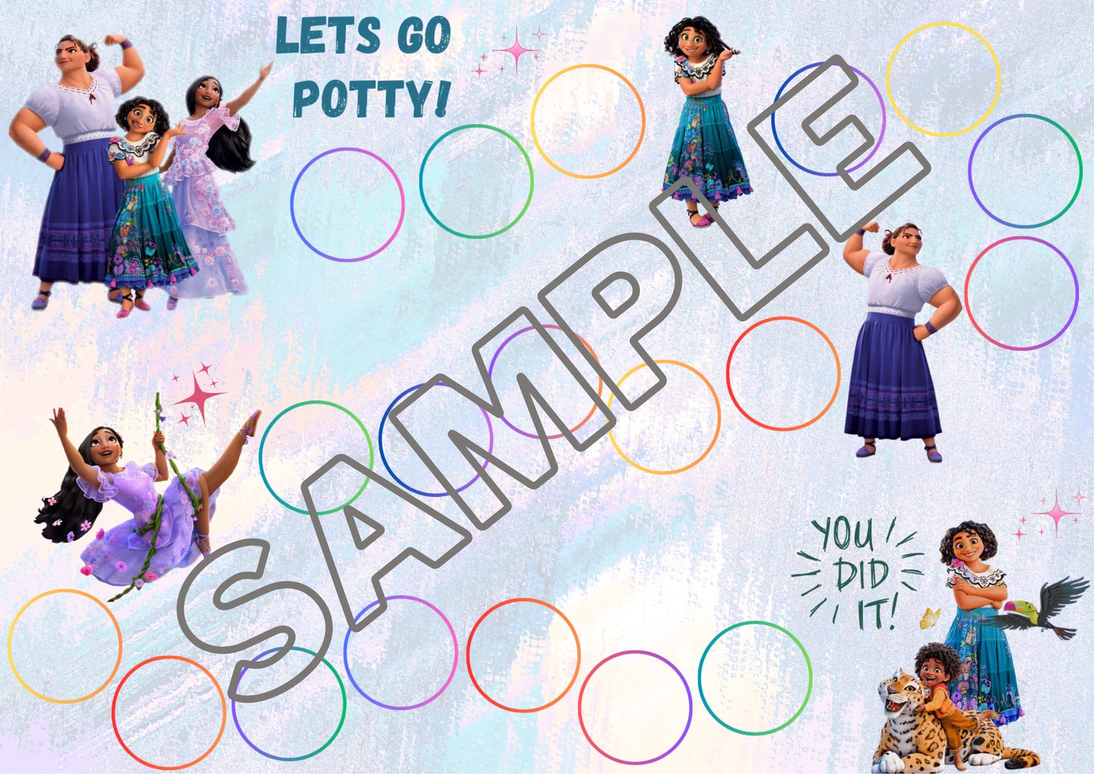 Encanto Potty Training Chart - PDF - Printable - Etsy