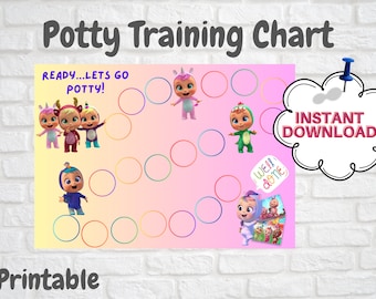Bubble Guppies Potty Training Chart PDF Printable - Etsy