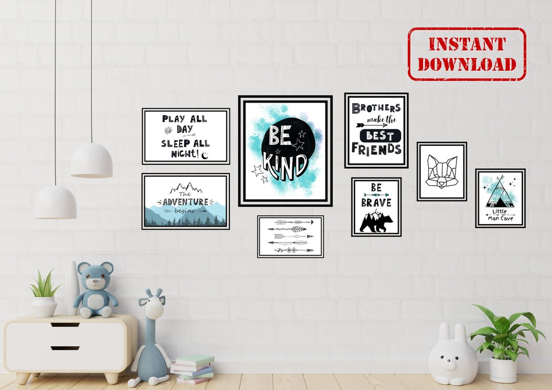Wild & Free Wall Art - PDF - Printable - Etsy