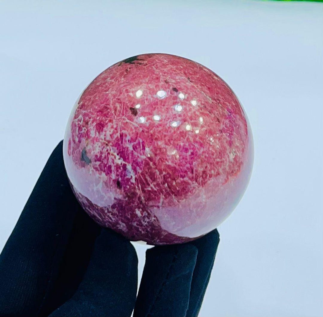 Rare Pink Thulite Sphere: Sacral, Solar Plexus, Heart Chakra (65 MM) - Etsy