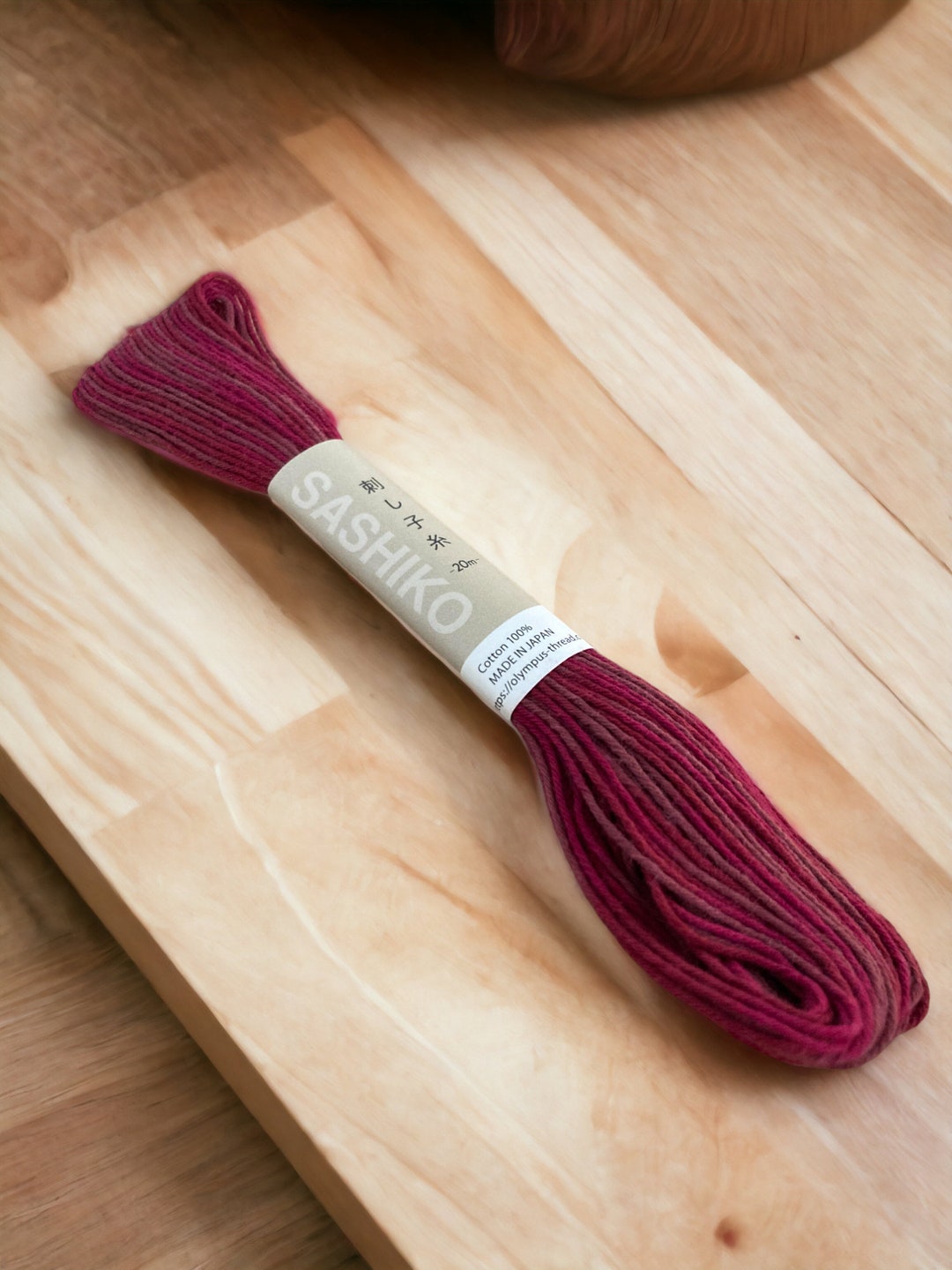 Sashiko Japanese Embroidery Thread Olympus 20m Burgundy Gradient - Etsy