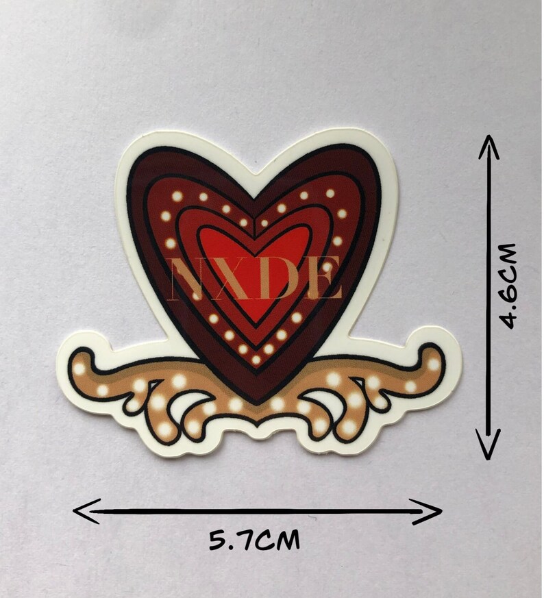 Gidle NXDE K-POP Sticker Gidle Sticker Heart Stickers - Etsy