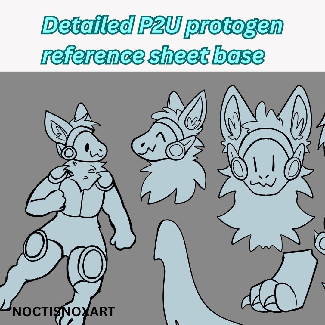 PROTOGEN REFERENCE SHEET Pay to Use P2u Ref - Etsy