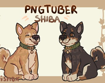 Shiba Inu Dog Vtuber Pet Stream Premade Customizable Model Live2d ...