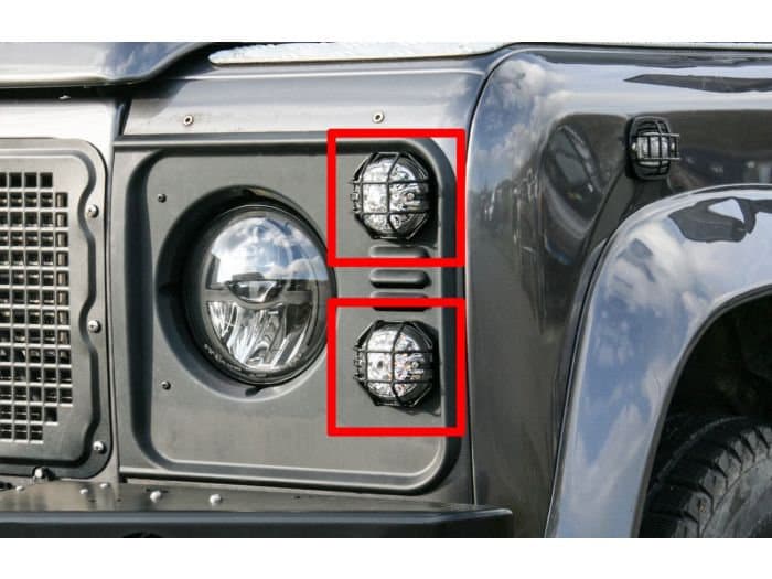 Land Rover Light Guards, Brake and Indicator Lights Plus Reverse Lights ...