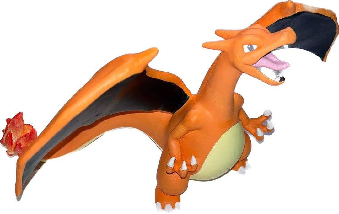 Charizard Pokemon 3D Printed Model and Hand Painted - Etsy