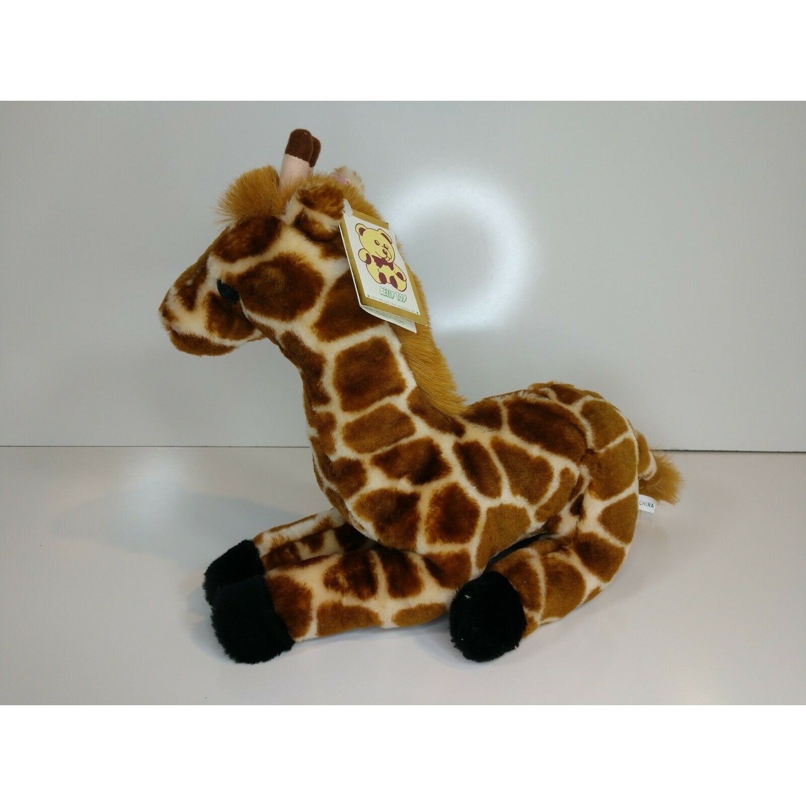 Kellytoy Vintage Plush Stuffed Giraffe Sitting 12 With Ear Tag - Etsy