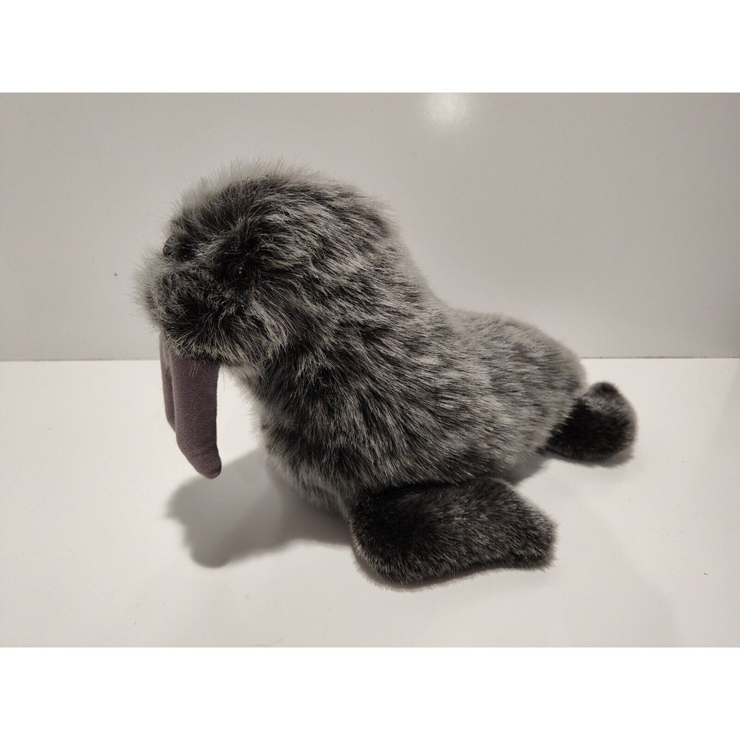 Chrisha Playful Plush Walrus Realistic Stuffed Animal Vintage - Etsy