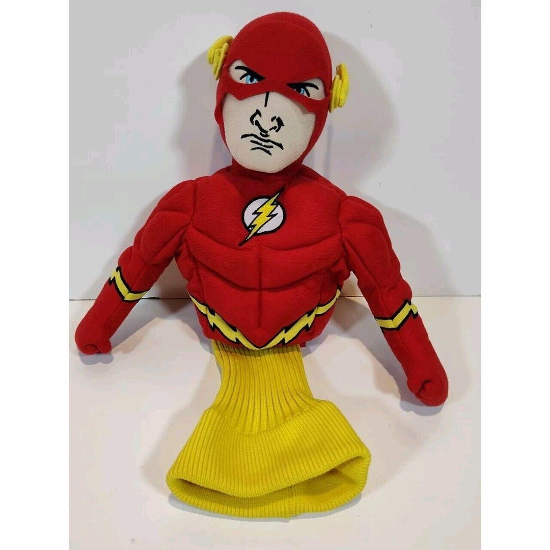 The Flash Plush Golf Club Cover Driver Creative Covers DC Comics Rare ...